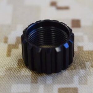 37/64 x 28 .578x 28 Barrel Thread Protector Black Oxide .45 Cal Splined