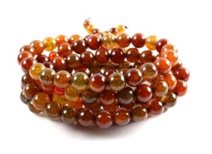 amandastone handmade semi precious stone dragon agate 108pcs prayer beads bracelet