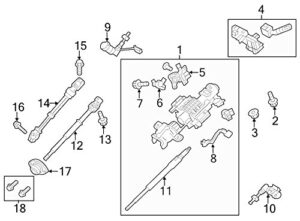 ford dl3z-3f791-da - housing assembly steering column