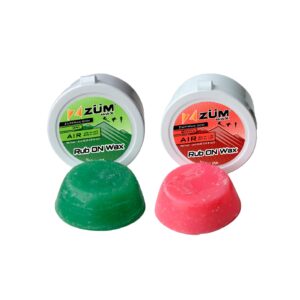 zumwax rub on wax ski/snowboard/nordic/cross-country sample pack - universal (all temps) and chill temps rub on - super-fast!!! environmentally friendly & non-toxic! perfect for touring!