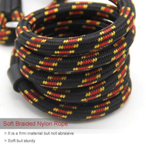 Coolrunner Durable Dog Slip Rope Leash, 5 FT Dog Training Leash, Strong Slip Lead, Standard Adjustable Pet Slipknot Leash for Small Medium Dogs(10-80 lb) Black