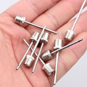 yonisun 10pcs sports inflating needle pin football basketball soccer metal ball air pump