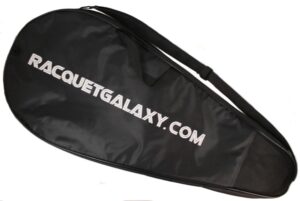 deluxe full size tennis racquet cover w/pocket