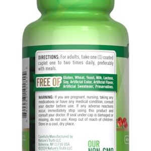 Vitamin C Bioflavonoids & Rose Hips | 1000mg | 100 Caplets | Vegetarian, Non-GMO, Gluten Free | by Nature's Truth