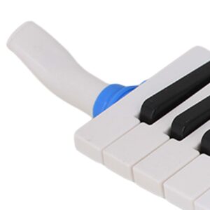 Yibuy 27 Keys Melodica Mouth Organ Wind Piano QM27A Black White Keyboard