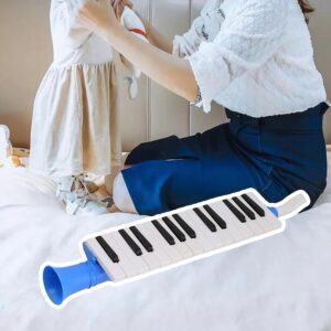 Yibuy 27 Keys Melodica Mouth Organ Wind Piano QM27A Black White Keyboard