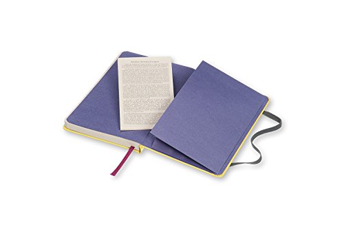 Moleskine Limited Collection Contrast Notebook, Hard Cover, Pocket (3.5" x 5.5") Ruled/Lined, Citron Yellow, 192 Pages