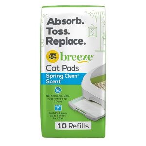 purina tidy cats breeze litter system cat pad refills 10ct. pack tidy cats cat litter pads - 10 ct. pouch