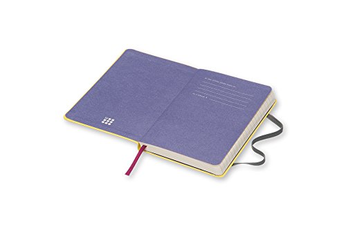 Moleskine Limited Collection Contrast Notebook, Hard Cover, Pocket (3.5" x 5.5") Ruled/Lined, Citron Yellow, 192 Pages