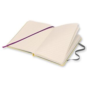 Moleskine Limited Collection Contrast Notebook, Hard Cover, Pocket (3.5" x 5.5") Ruled/Lined, Citron Yellow, 192 Pages