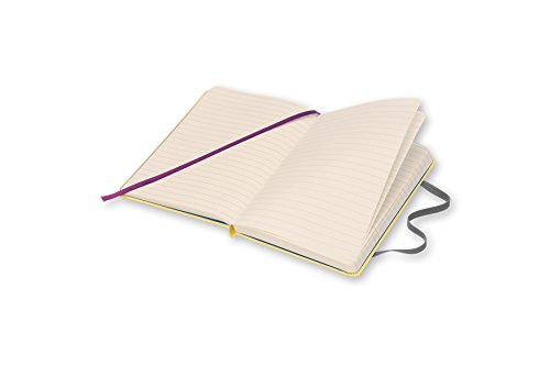 Moleskine Limited Collection Contrast Notebook, Hard Cover, Pocket (3.5" x 5.5") Ruled/Lined, Citron Yellow, 192 Pages