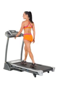 sunny health & fitness sf-t7604 motorized treadmill, grey