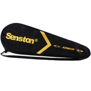 senston unisex badminton racket cover badminton racket bag with adjustable shoulder strap.