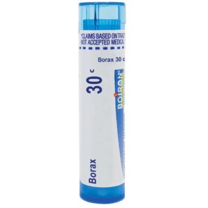 boiron borax 30c homeopathic medicine for canker sores - 80 pellets