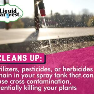 Liquid Harvest Blazer Spray Tank Cleaner, Pint (16oz), for Cleaning All Chemical Solution Residue - Spray Tank Cleaner for Gardening and Lawn