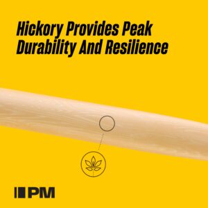 Promark ActiveGrip Drum Sticks - Rebound 5A Drumsticks - For Secure, Comfortable Grip - Gets Tackier As Your Hands Sweat - Hickory Wood - Acorn Tip, Black, One Pair