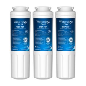 waterdrop plus ukf8001 nsf 401, 53 certified refrigerator water filter, 𝐑𝐞𝐝𝐮𝐜𝐞 𝐏𝐅𝐀𝐒, replacement for whirlpool® everydrop® filter 4, edr4rxd1, maytag ukf8001axx, 3 filters (package may vary)