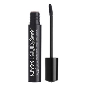 nyx professional makeup liquid suede cream lipstick - alien (black)