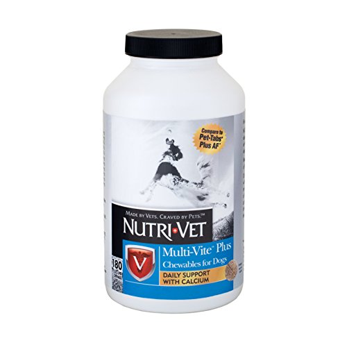 Nutri-Vet Multi-Vite Chewables for Dogs | Formulated with Vitamins & Minerals to Support Balanced Diet | 180 Count