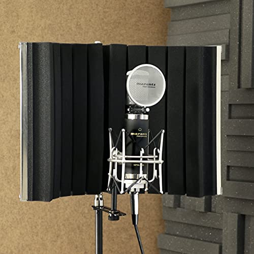 Marantz Professional Sound Shield Compact | Portable Professional Vocal Reflection Filter Featuring High Density Acoustic Foam