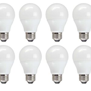 TCP 60 W Equivalent, Value LED A19 Light Bulbs, Non-Dimmable, Soft White (8 Pack)