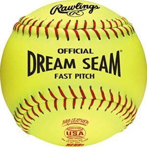 rawlings | official dream seam fastpitch softballs | 12" usa / asa nfhs | c12rylah | 12 count