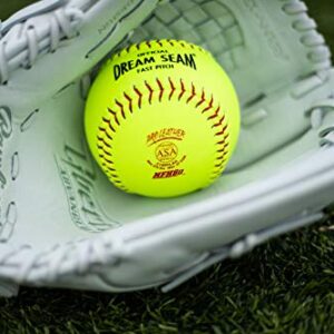 Rawlings | Official DREAM SEAM Fastpitch Softballs | 12" USA / ASA NFHS | C12RYLAH | 12 Count