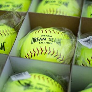 Rawlings | Official DREAM SEAM Fastpitch Softballs | 12" USA / ASA NFHS | C12RYLAH | 12 Count