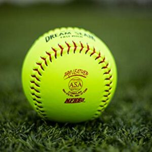 Rawlings | Official DREAM SEAM Fastpitch Softballs | 12" USA / ASA NFHS | C12RYLAH | 12 Count