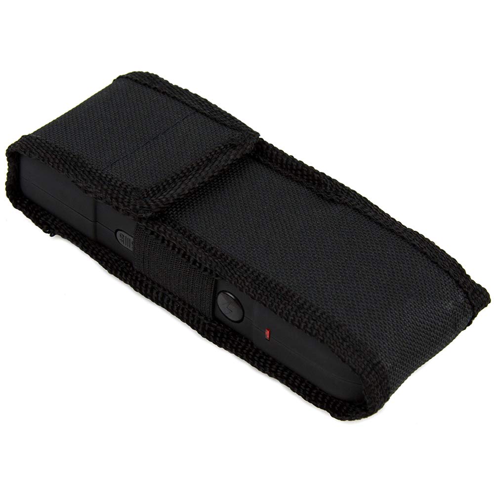 POLICE 628 Stun Gun with LED Flashlight and Siren Alarm, Black