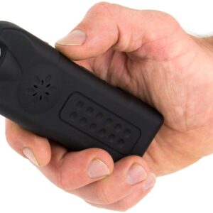 POLICE 628 Stun Gun with LED Flashlight and Siren Alarm, Black