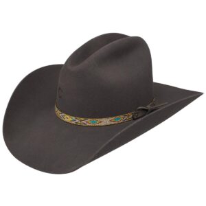 charlie 1 horse runaway gray ladies felt cowboy hat (6-3/4)