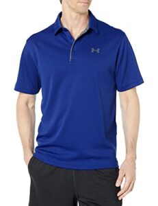 under armour men's ua tech polo lg blue