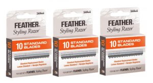 feather styling razor blades 30 count