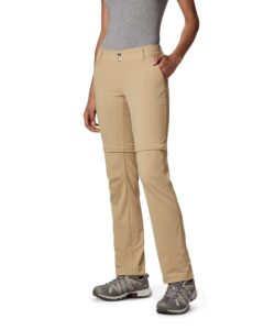 columbia women's saturday trail ii convertible pant,british tan,4 regular, 4 regular, british tan