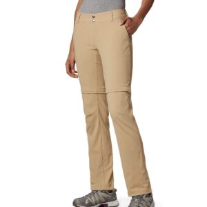 Columbia Women's Standard Saturday Trail II Convertible Pant, British Tan, 8 Regular