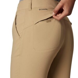 Columbia Women's Standard Saturday Trail II Convertible Pant, British Tan, 8 Regular