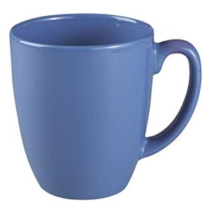 corelle livingware memphis 11-oz stoneware mug blue, pack of 6