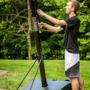 Silverback NXT Portable Adjustable 10ft Outdoor Basketball Hoop - 50" and 54" Basketball Goal Backboard Available - Assembles in 90 Minutes