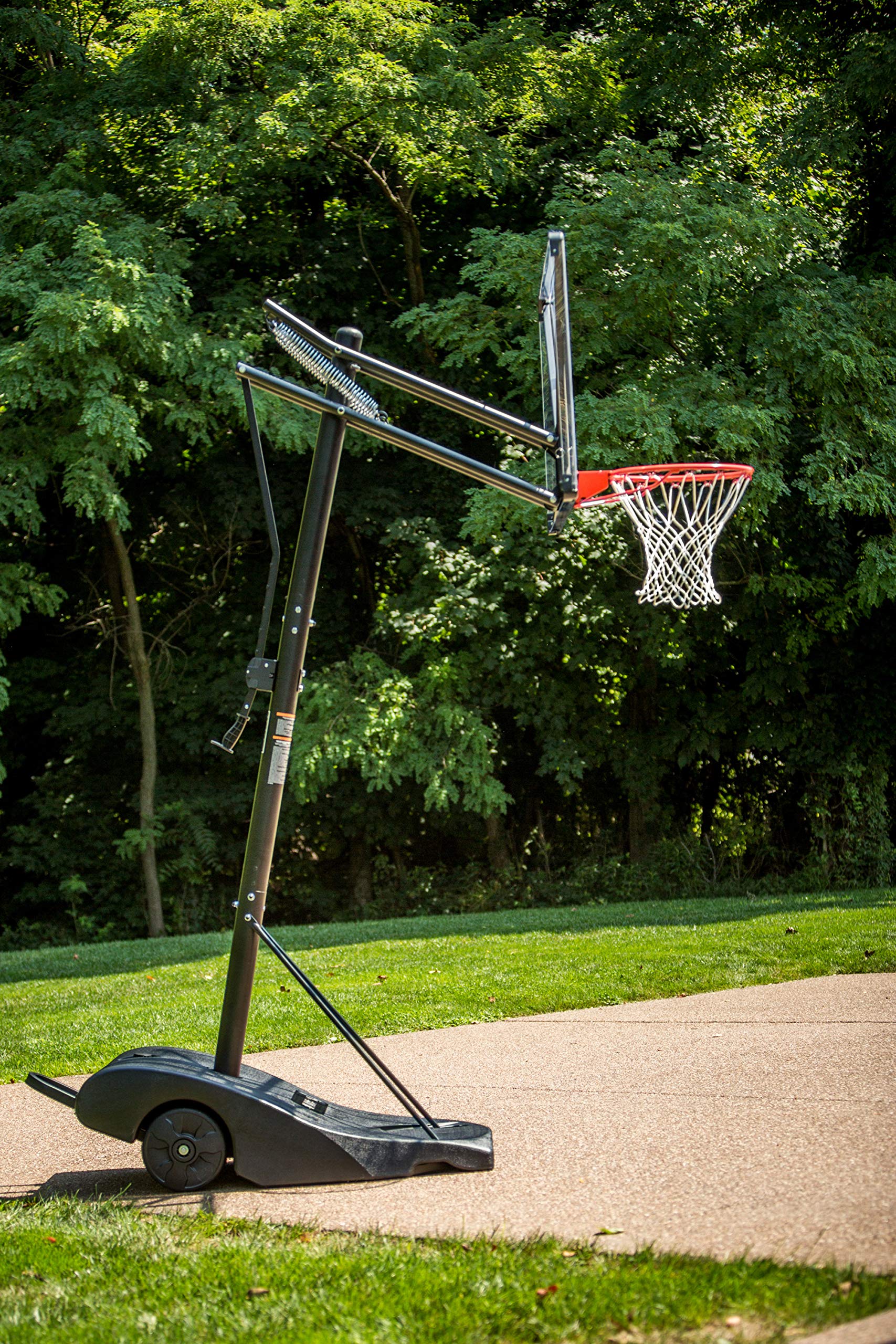 Silverback NXT Portable Adjustable 10ft Outdoor Basketball Hoop - 50" and 54" Basketball Goal Backboard Available - Assembles in 90 Minutes