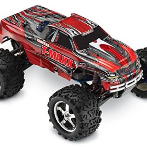 Traxxas T-Maxx 3.3: Powered 4WD Maxx Monster Truck (1/10 Scale), Red