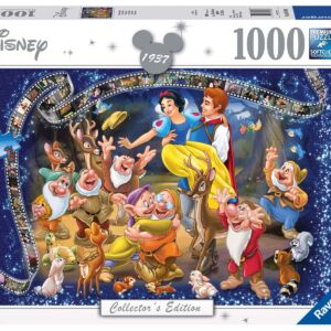 Ravensburger Disney Snow White Collector's Edition Puzzle | 1000 Unique Pieces | Softclick Technology Ensures Precise Fit | Ideal for Adults and Kids Aged 12+