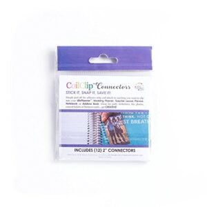 Erin Condren 2" Coil Clip Connectors, Clear (Acc-Coil)