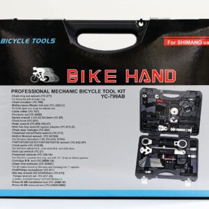 Bikehand Bike Bicycle Repair Tool Kit with Torque Wrench - Quality Tools Kit Set for Mountain Bike Road Bike Maintenance In a Neat Storage Case