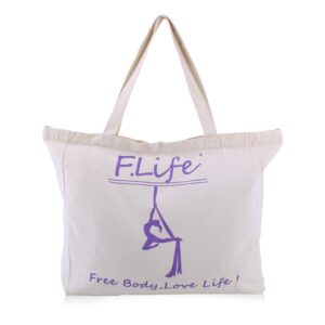 F.Life Aerial Silk Yoga Hammock Strater Kit -10 Yards For Flying Yoga (White)