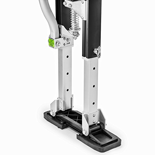 GypTool Pro 18" - 30" Drywall Stilts - Black