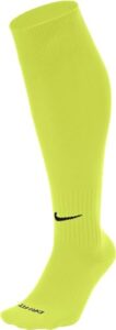 nike classic ii cushion over-the-calf socks sx5728 702 (yellow, large)