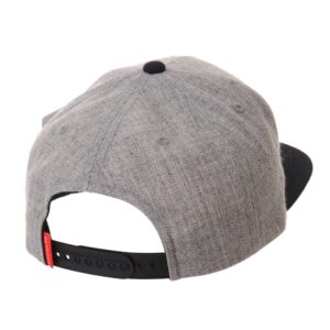 WITHMOONS Snapback Hat Illuminati Patch Hip Hop Baseball Cap AL2344 (Grey)