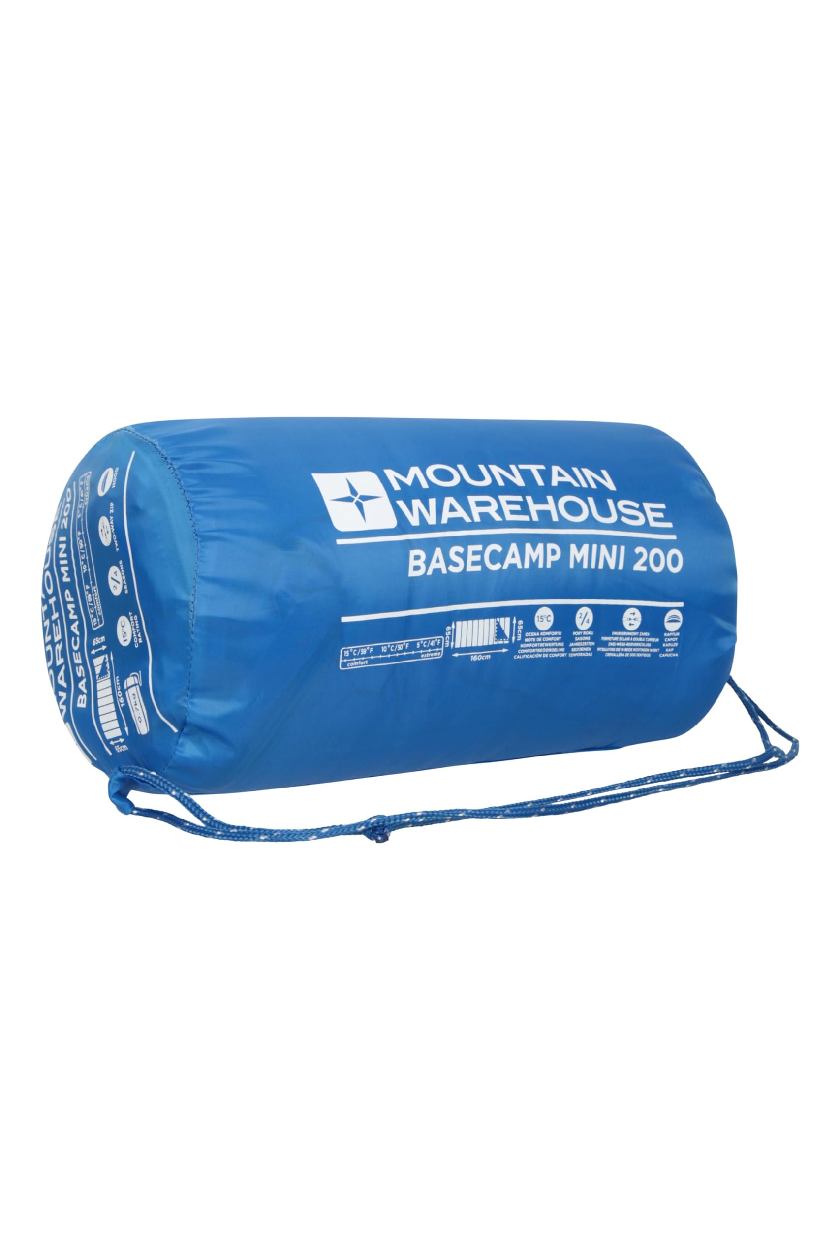 Mountain Warehouse Basecamp 200 Mini Sleeping Bag Blue