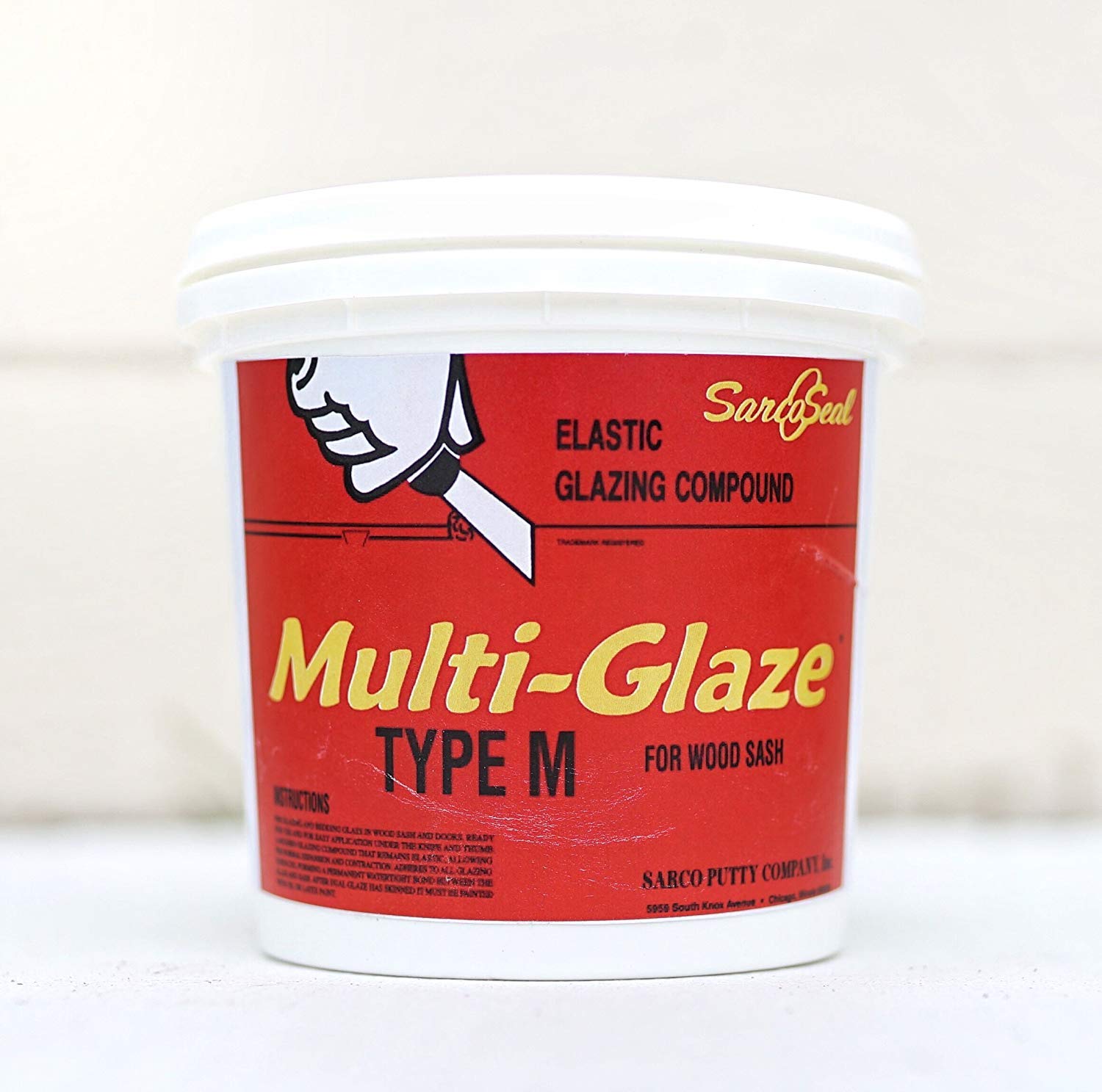 Sarco Type M Glazing Putty (Quart)